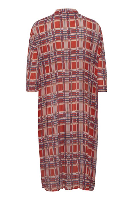 Pulz Lara Dress Red Check-