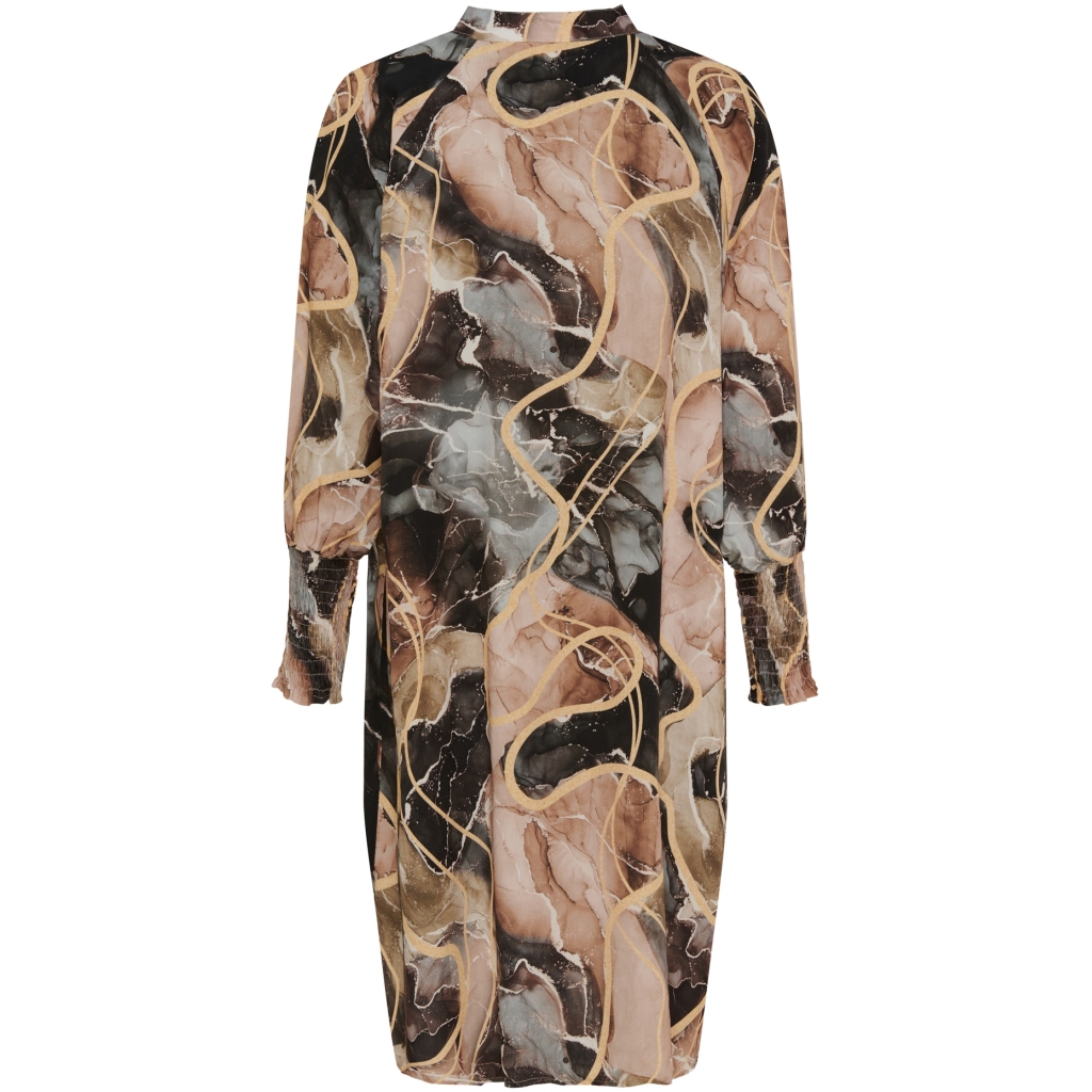 Marta Eva Dress Rosa Multi Print-