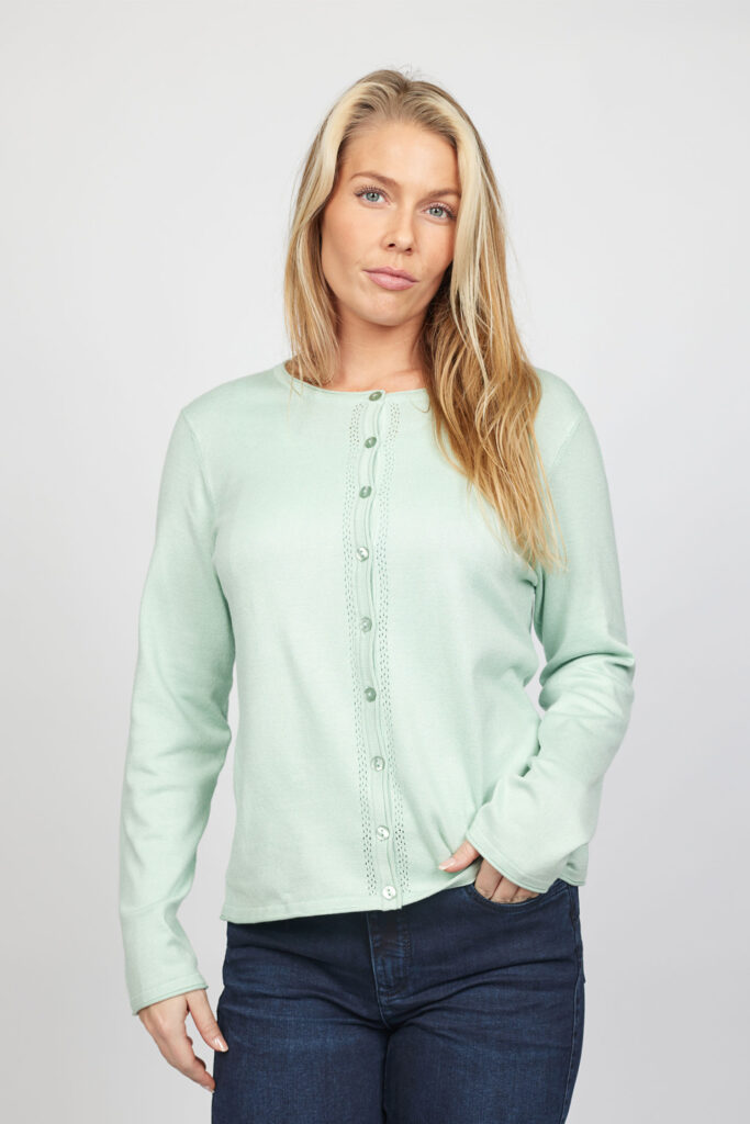2-Biz Lissa Cardigan Pastel Green-