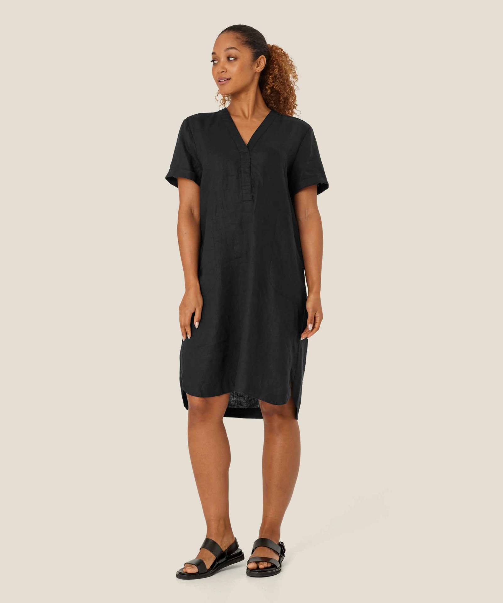 Masai Nareela Dress Linen Black-