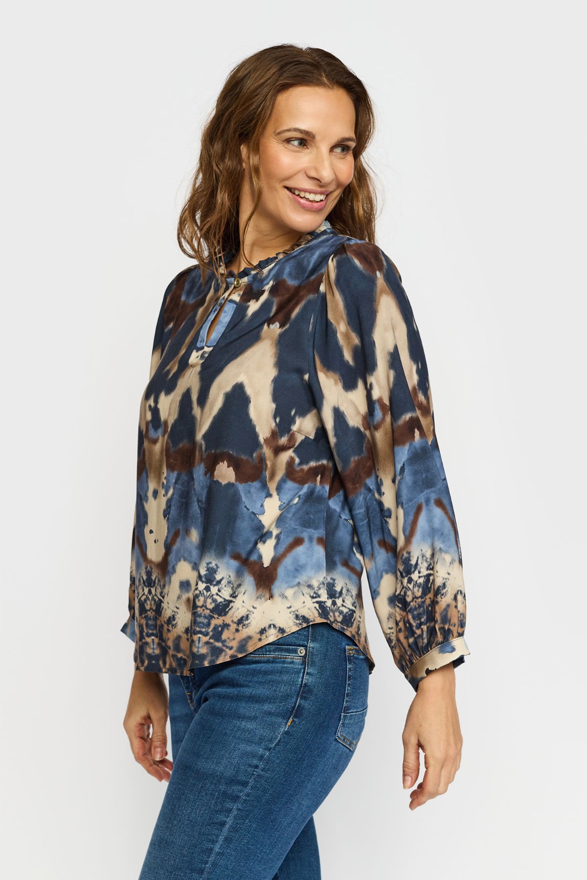 2-Biz Skjorte Miri Blue M-